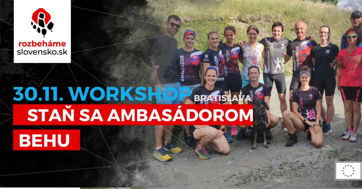 WORKSHOP Staň sa ambasádorom behu Zima 2024 | Termínovka | Rozbeháme ...